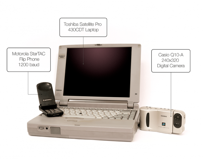 The first instantly shared camera phone photo